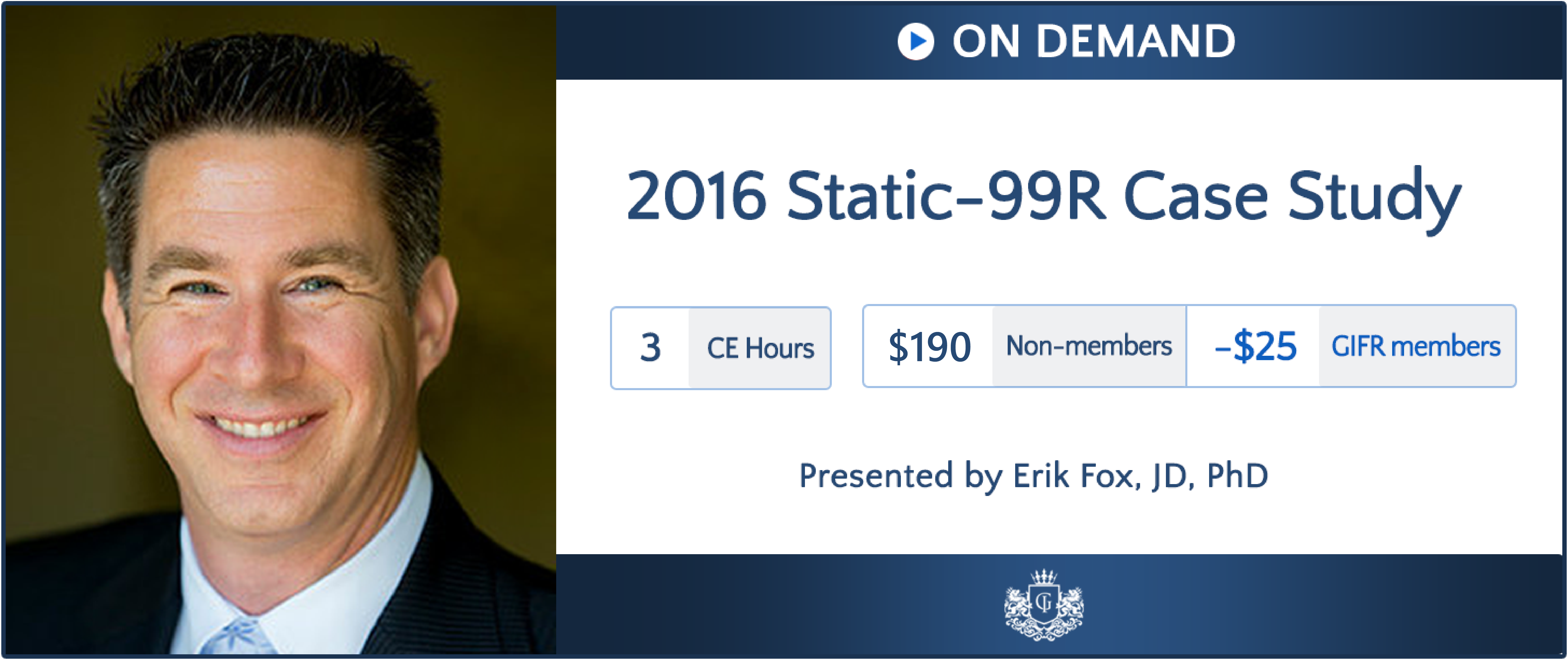 2016 Static-99R Case Study On Demand Training – Global Institute of ...