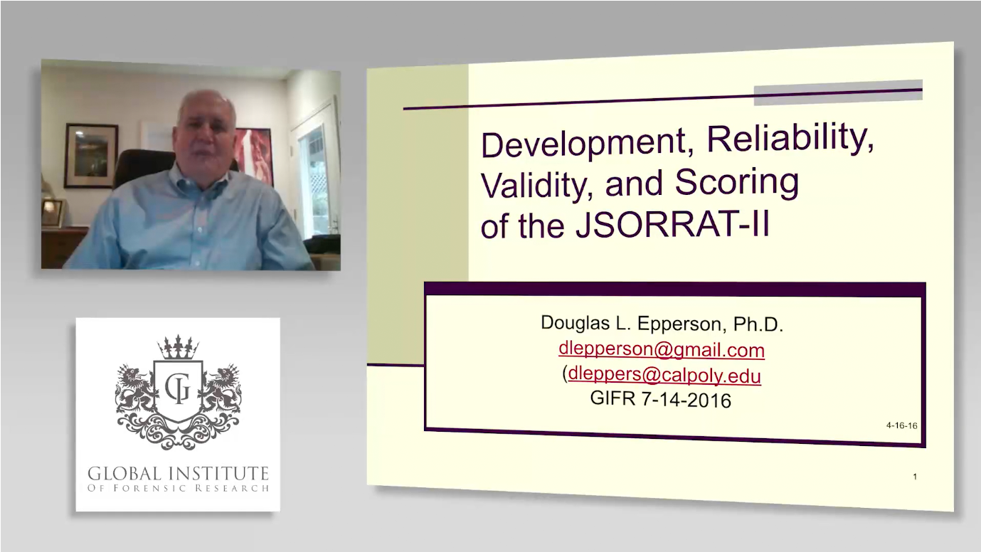 Juvenile Sexual Offense Recidivism Risk Assessment Tool-II (JSORRAT-II ...