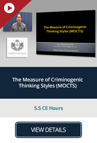 Corrections Training Series - Global Institute of Forensic Research