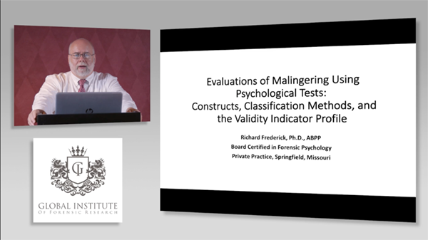 Evaluations of Malingering Using Psychological Tests: Constructs ...