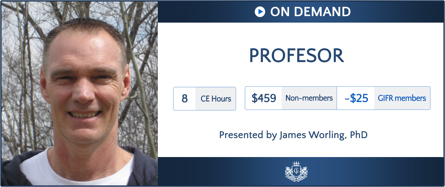 PROFESOR On Demand Training - Global Institute of Forensic Research