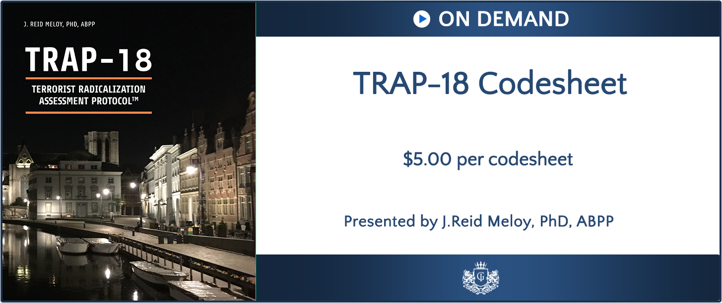 On Demand - TRAP-18 Training Suite - Global Institute of Forensic Research