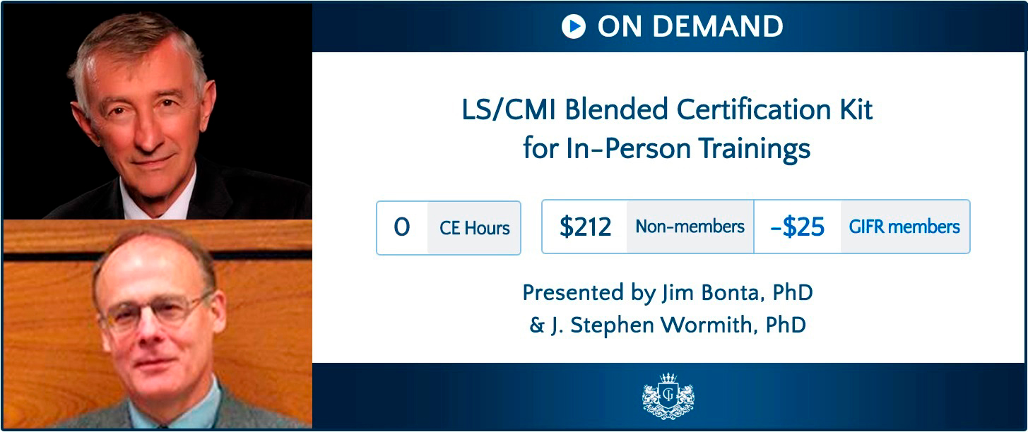 LS/CMI Blended Certification Kit for In-Person Trainings - Global ...