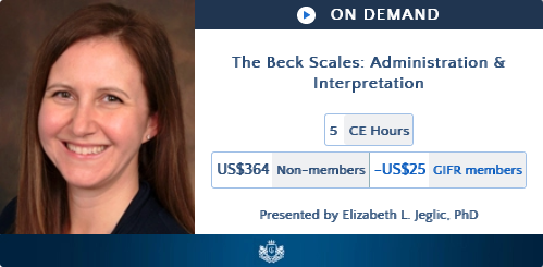 The Beck Scales: Administration & Interpretation - Global Institute of ...