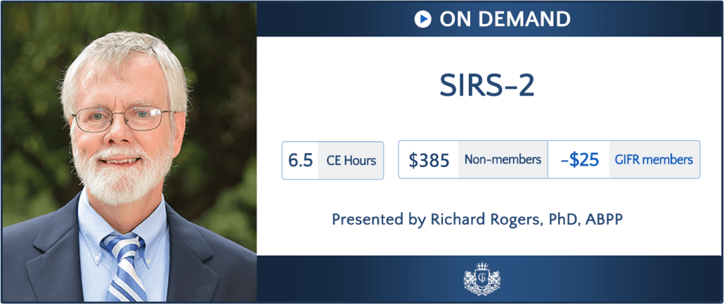 SIRS-2 On Demand Training - Global Institute of Forensic Research